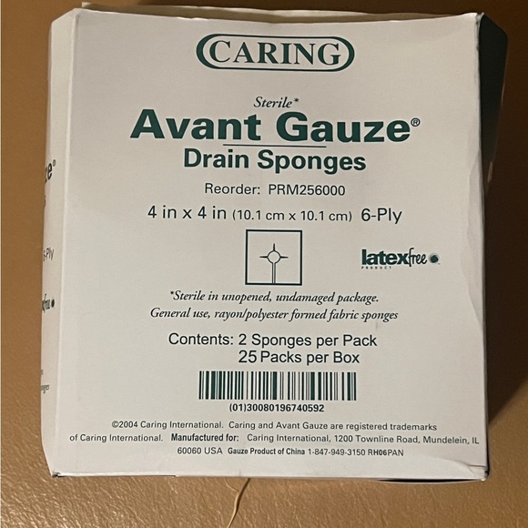 Ring | Other | Ring Avant Gauze Drain Sponges White | Poshmark
